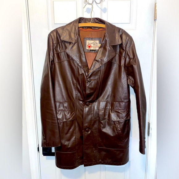 Sears | Jackets & Coats | Sears The Leather Shop Mens 42 Long Leather ...